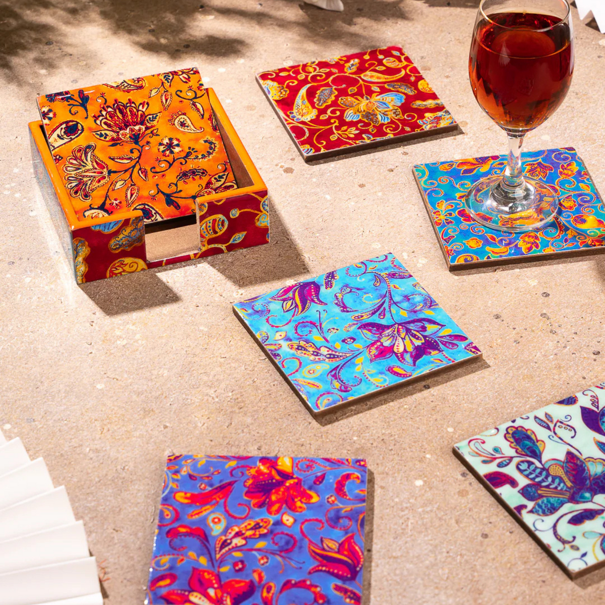 BATIK ART COASTERS – LIMS Legacy Singapore
