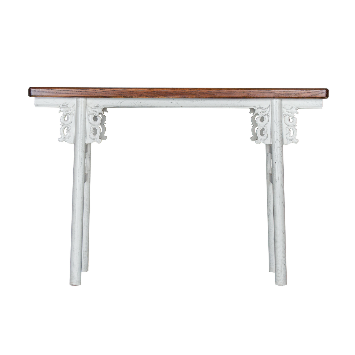 CONSOLE TABLE WITH RIBBED LEGS WHITE X-32 – LIMS Legacy Singapore